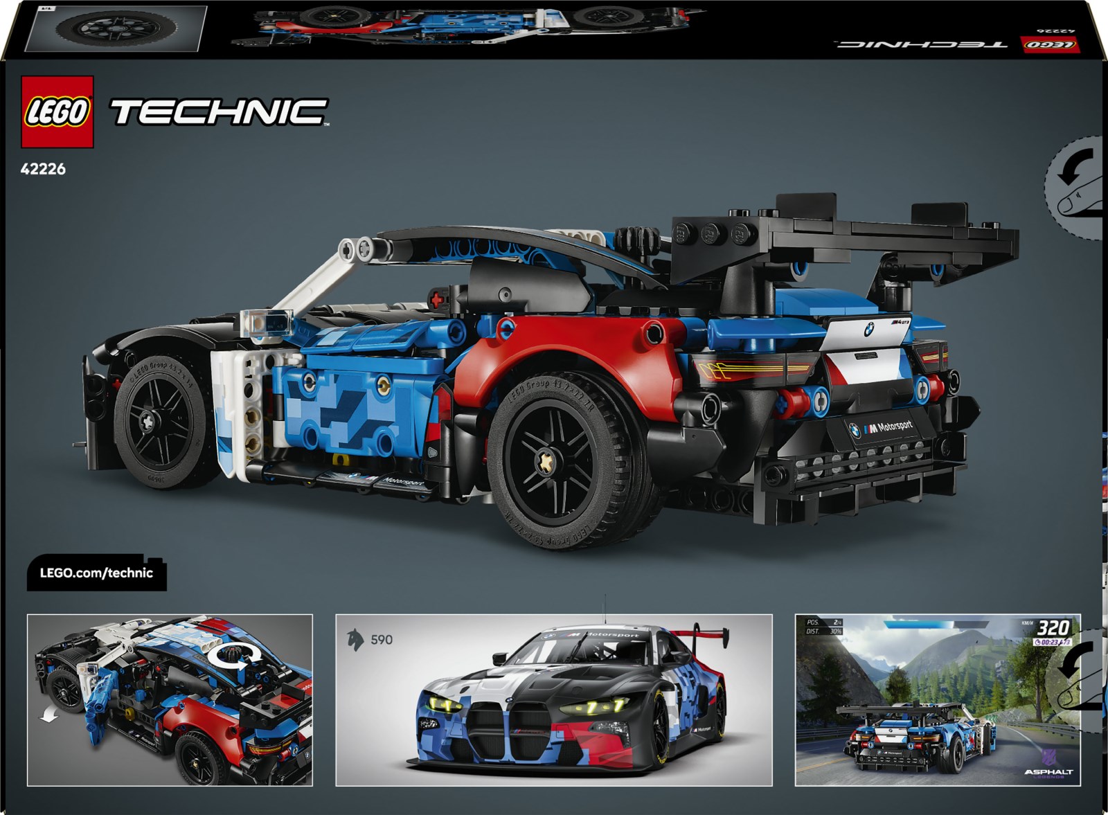 Spielzeugwelt. LEGO® Technic - 42226 BMW M4 GT3 EVO Rennwagen